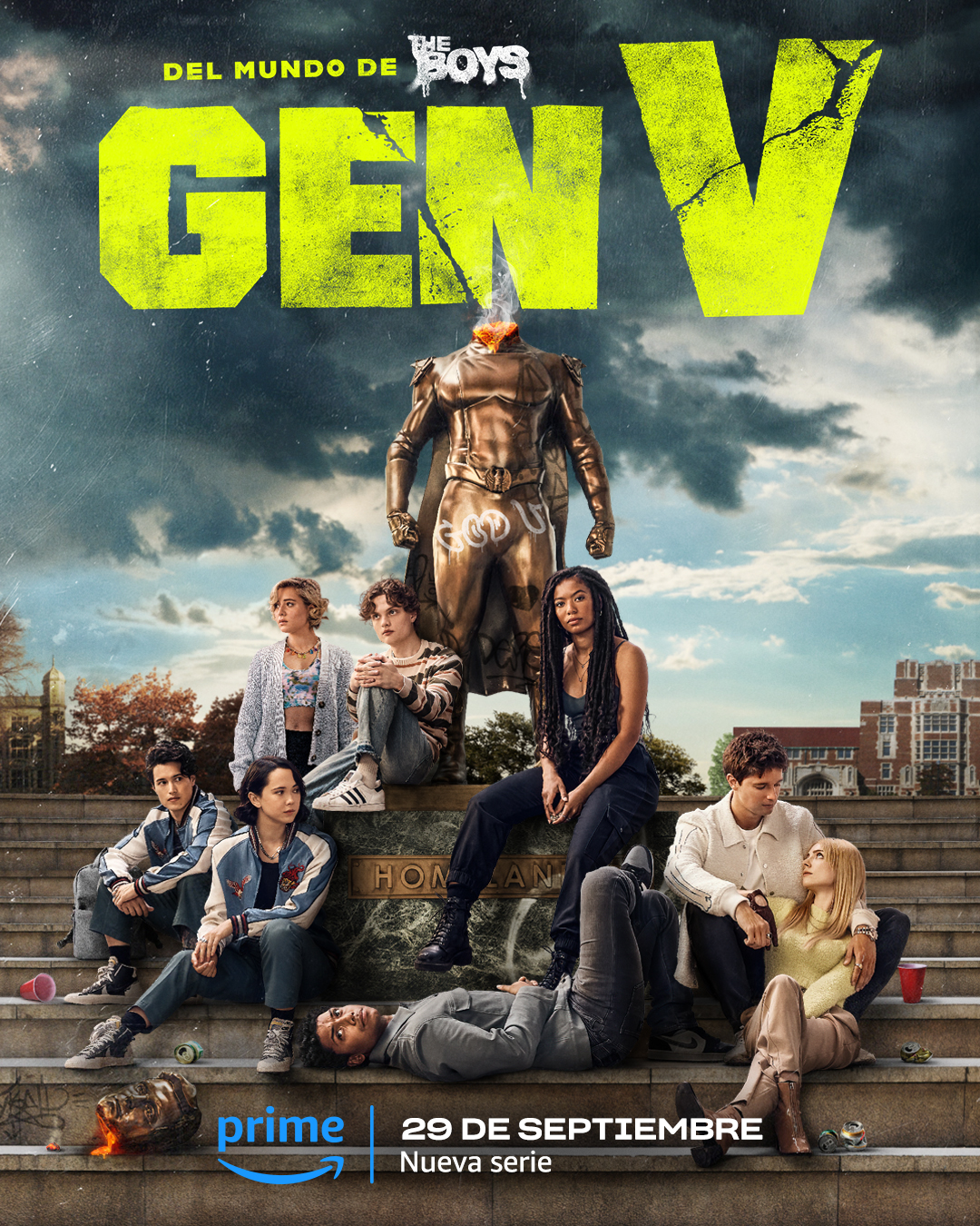 Gen V, el spinoff de The Boys, desvela su póster oficial y las ...